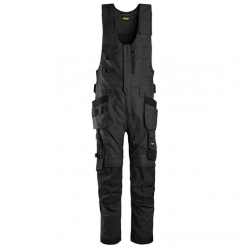 Snickers 6014 AllroundWork Canvas Stretch Onepiece Trousers Holster Pockets